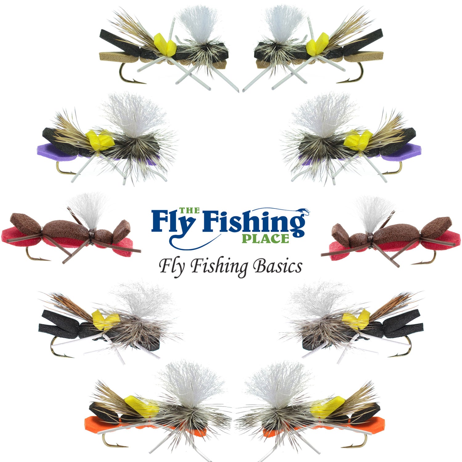 Foam Trout Flies